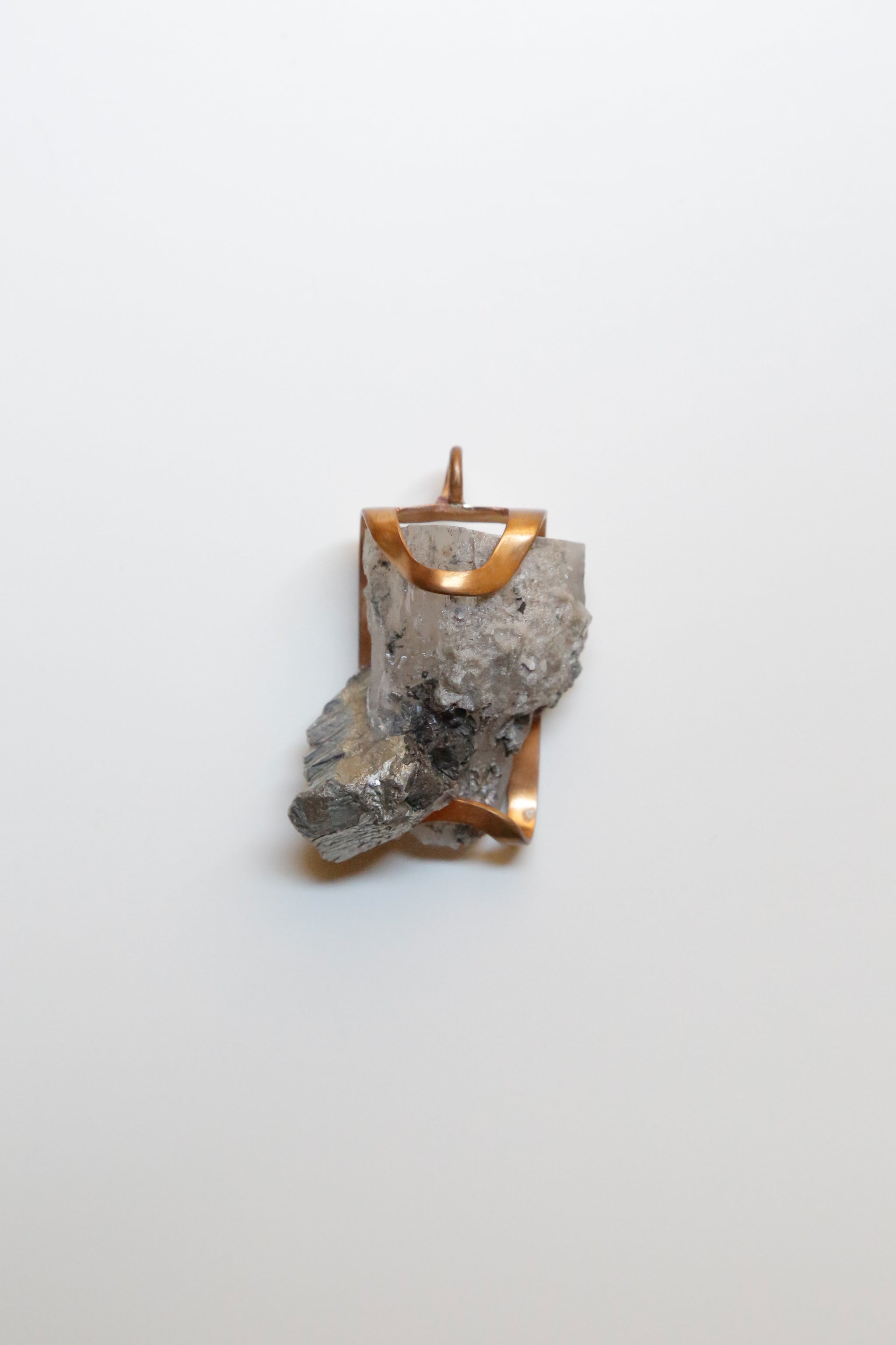 The Mountain Quartz with Pyrite Pendant - Specimen Class Crystal